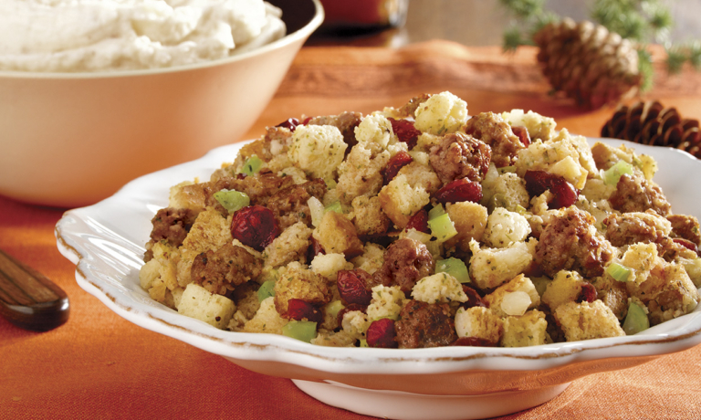 Sausage and Herb Stuffing Recipe | Bob Evans
