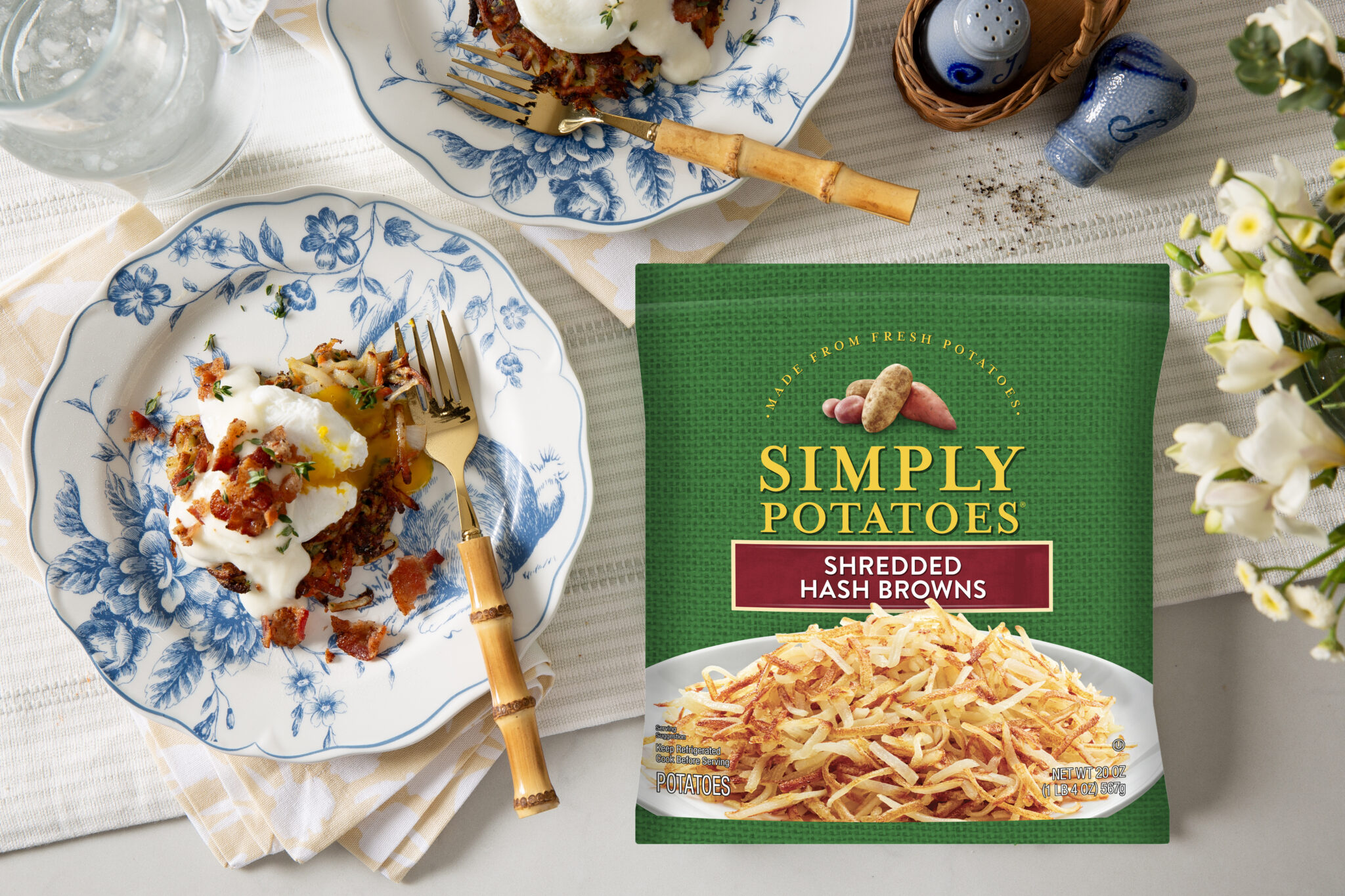 Potato Pancakes Benedict Recipe | Bob Evans Farms