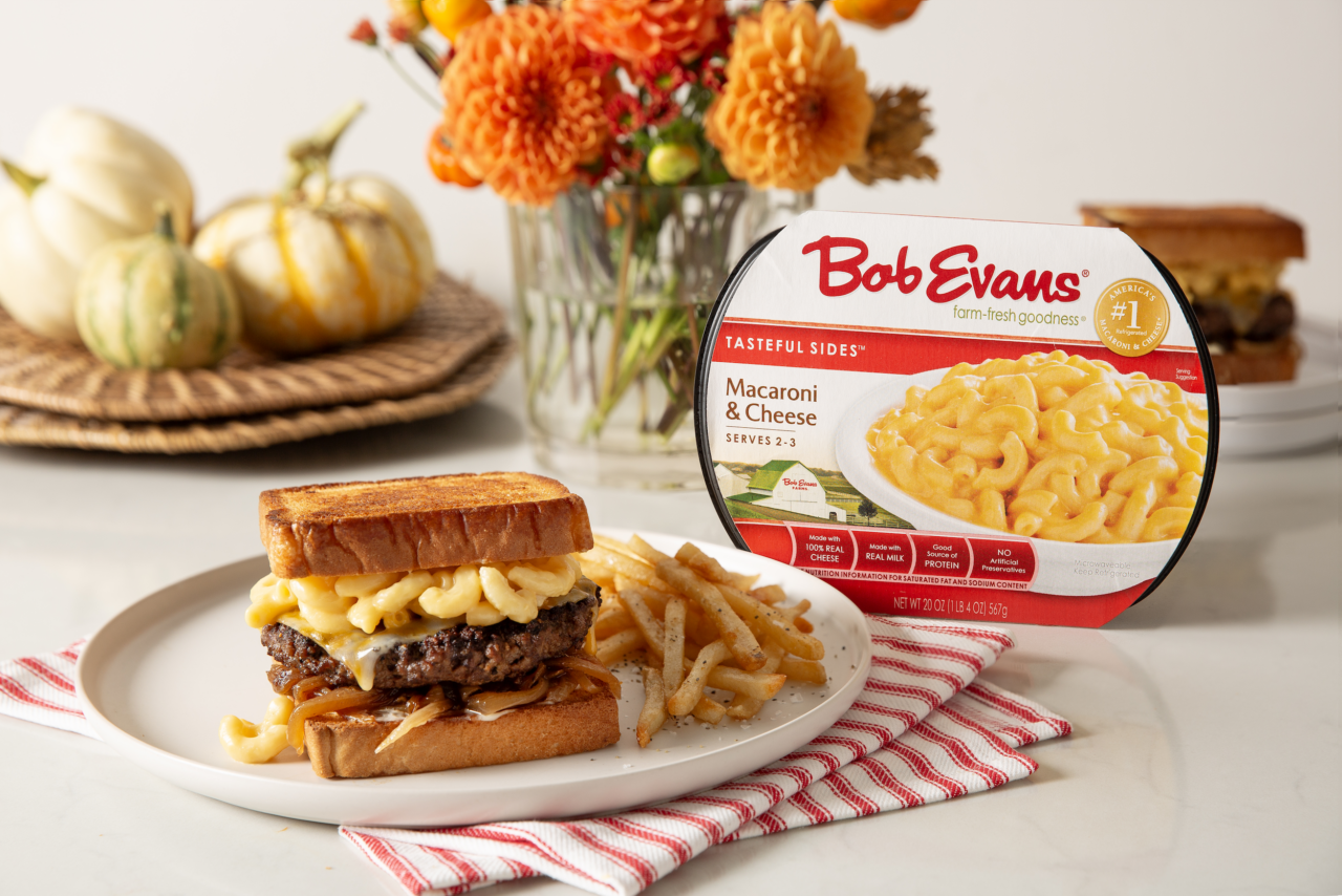 Mac and Cheese Patty Melts Recipe | Bob Evans