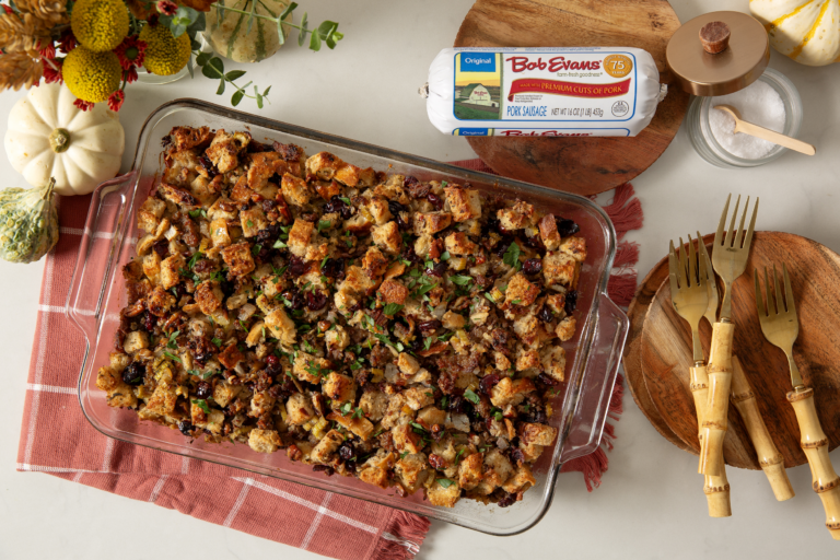 Sausage and Herb Stuffing Recipe | Bob Evans