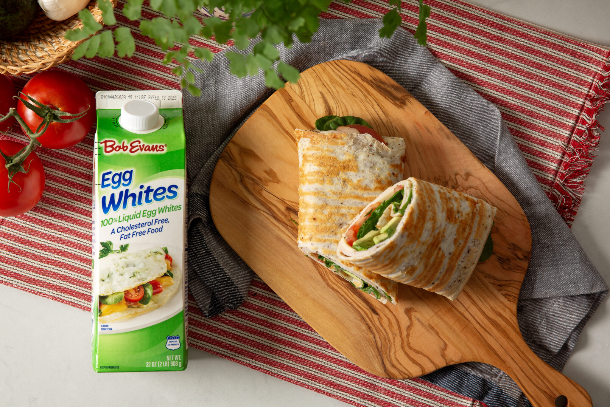 Turkey Cottage Cheese and Egg White Wrap | Bob Evans
